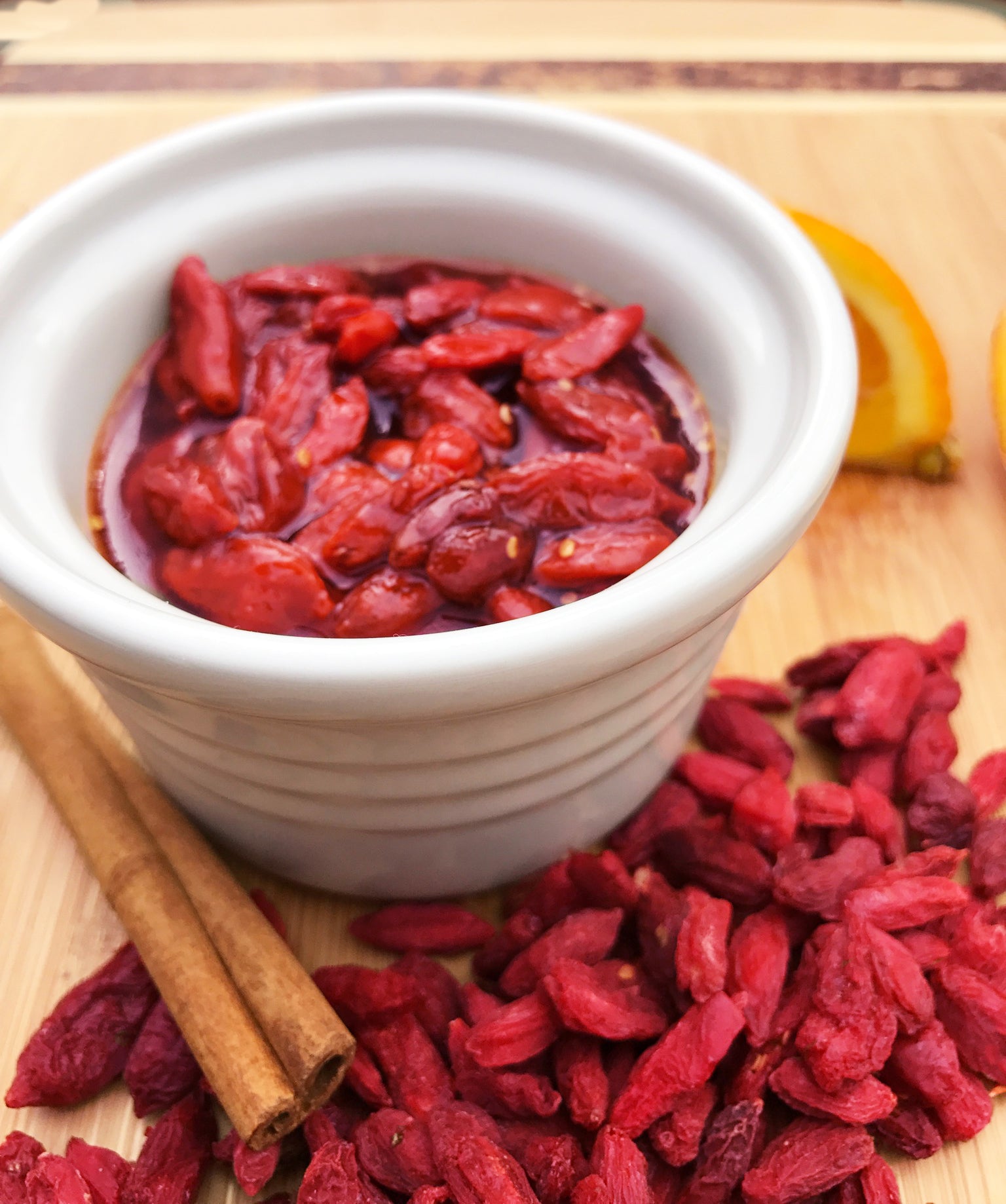 Goji Berry & Cranberry Holiday Sauce!